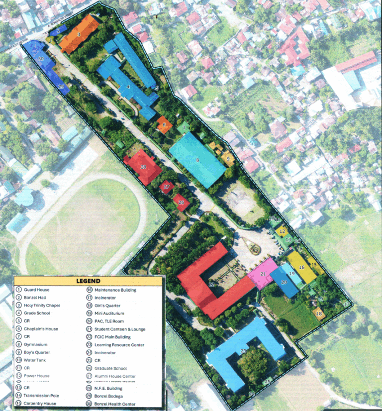 CAMPUS MAP - FCIC | Franciscan College of the Immaculate Conception